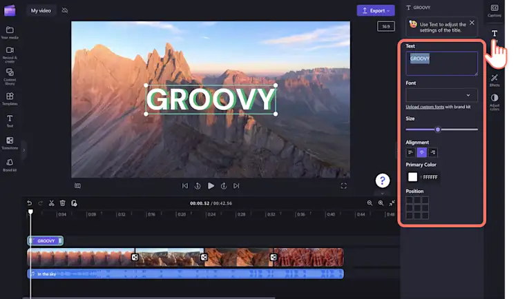 How to add moving text to videos and slideshows | Clipchamp Blog