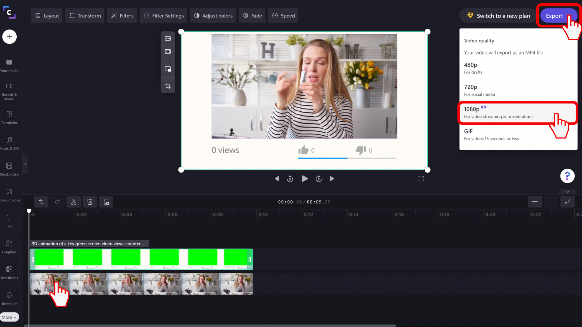 How to make green screen videos | Clipchamp Blog