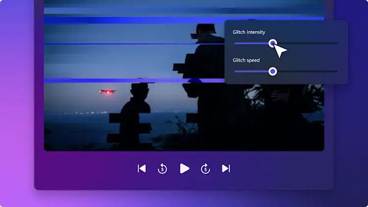 How to add glitch effect to videos | Clipchamp Blog