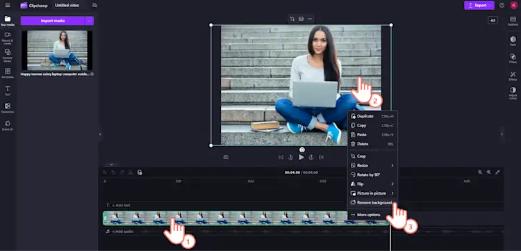 How to make an image transparent | Clipchamp Blog