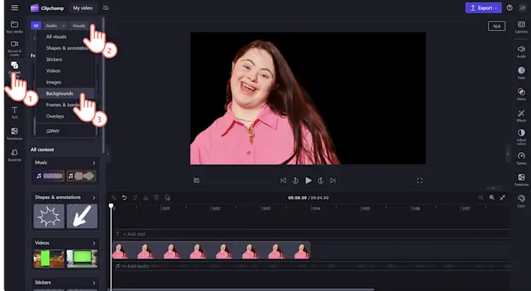 How to change image background color | Clipchamp Blog
