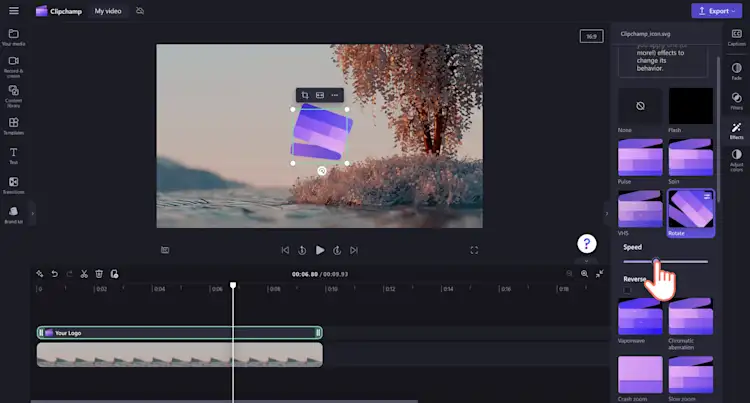 How to make logo animations with free effects | Clipchamp Blog