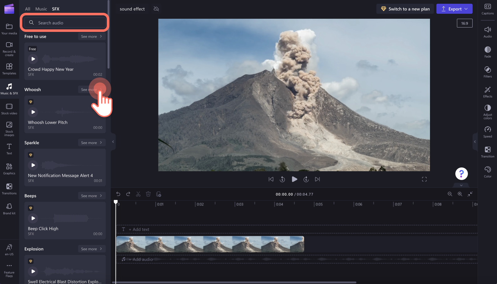 How to add sound effects to videos | Clipchamp Blog