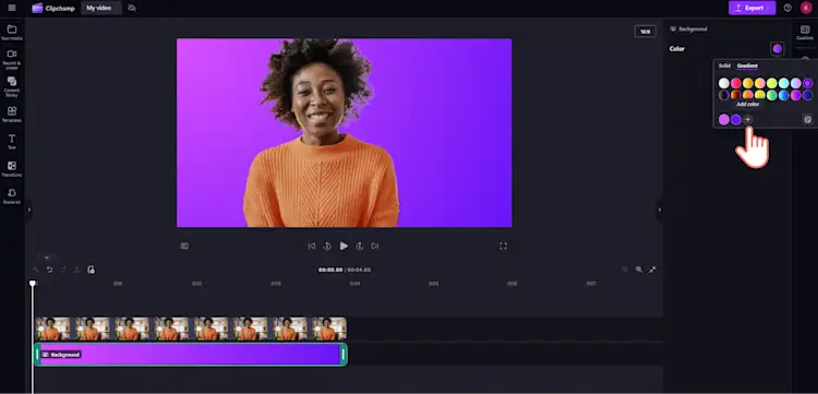How to change image background color | Clipchamp Blog
