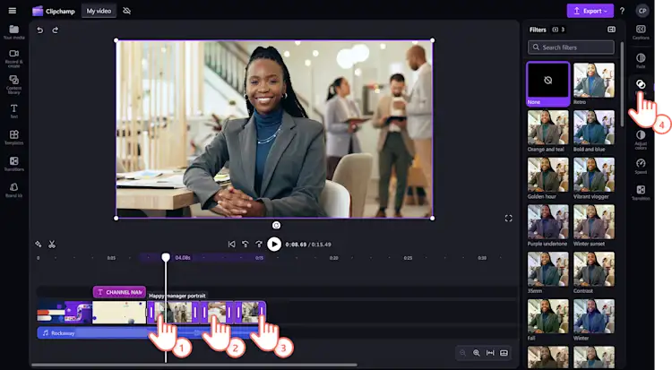 How to speed up video editing with multi-item editing tool | Clipchamp Blog