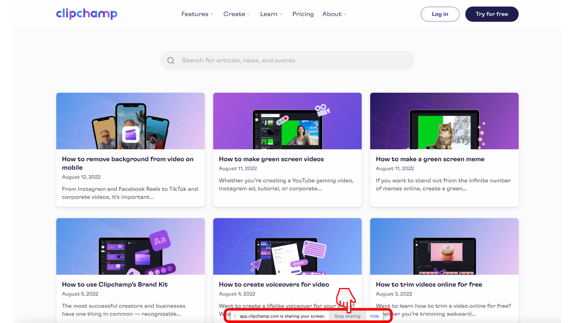 How to screen and camera record | Clipchamp Blog