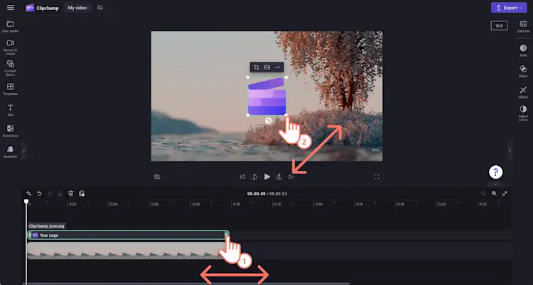 How to make logo animations with free effects | Clipchamp Blog