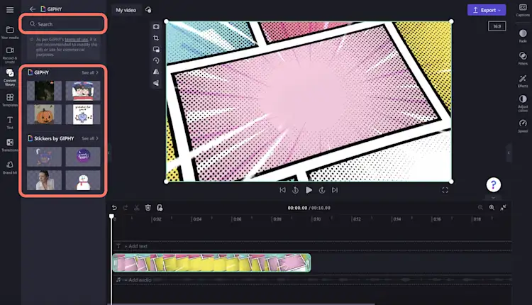 How to add GIFs to videos | Clipchamp Blog