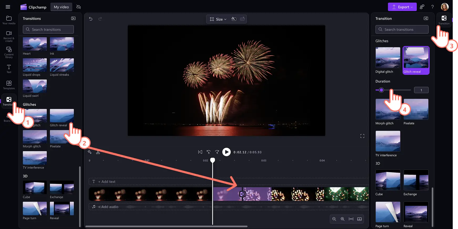 How to add glitch effect to videos | Clipchamp Blog