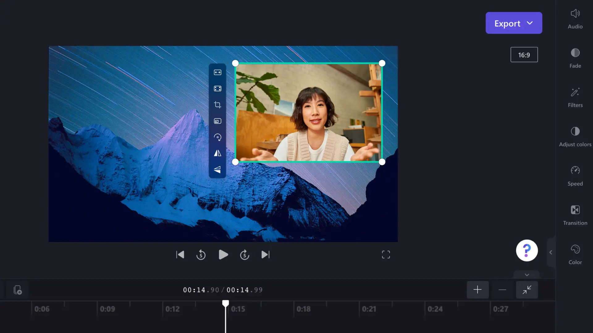 Video overlay online | Overlay text, images & video effects online