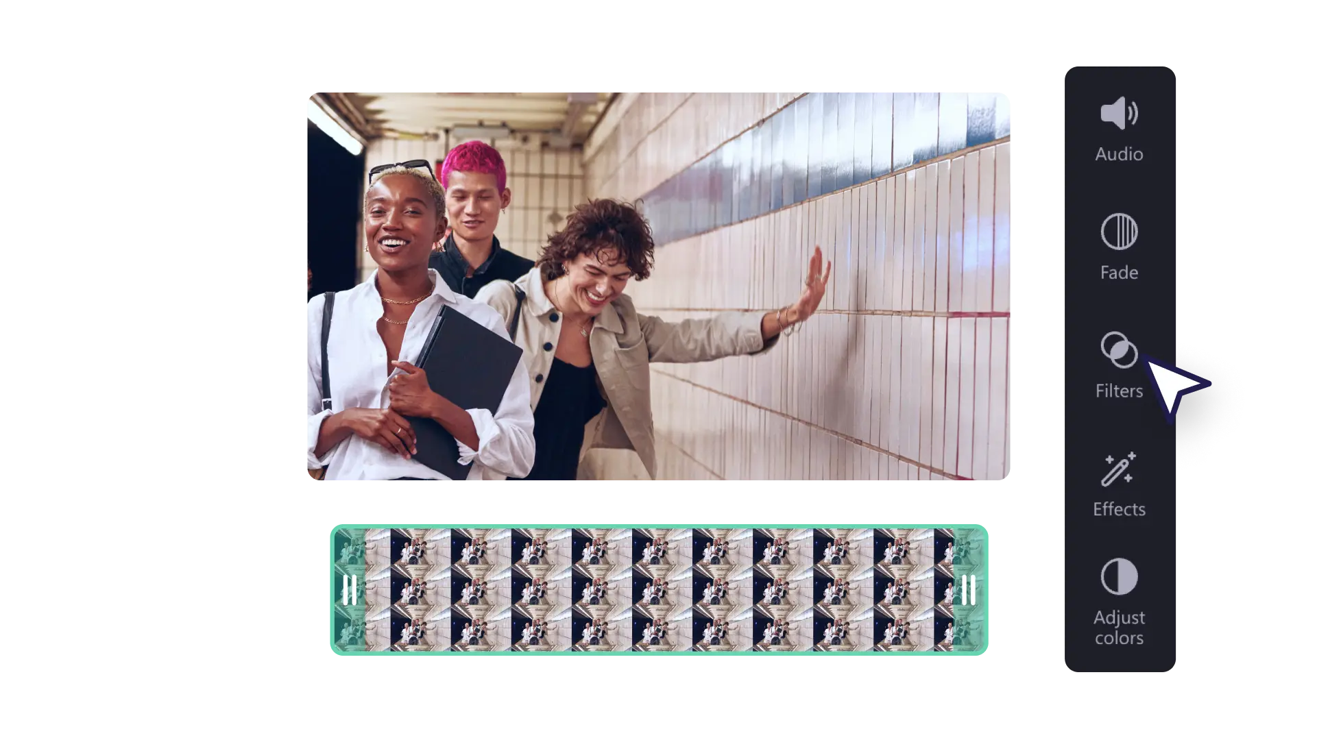 Video filters: add free and premium filters to videos