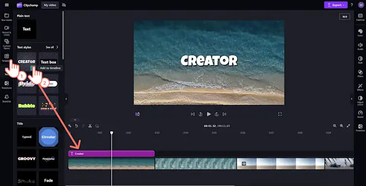How to overlay text on videos and GIFs | Clipchamp Blog