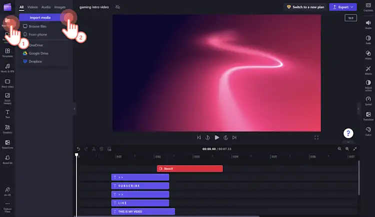 How to create a branded gaming intro video | Clipchamp Blog