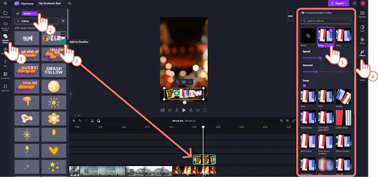 How to make Facebook Reels | Clipchamp Blog