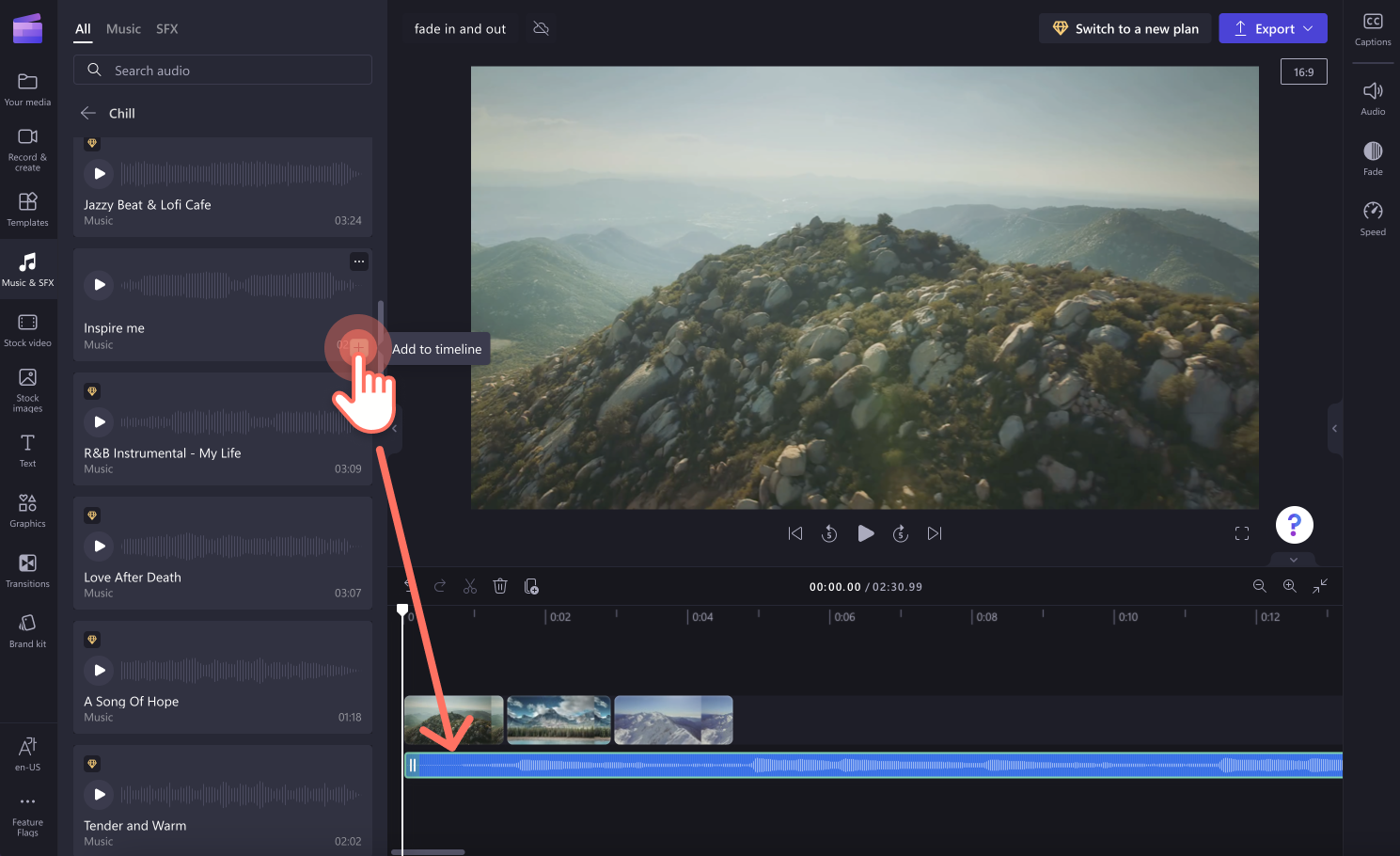 How to fade in and out of audio and video | Clipchamp Blog