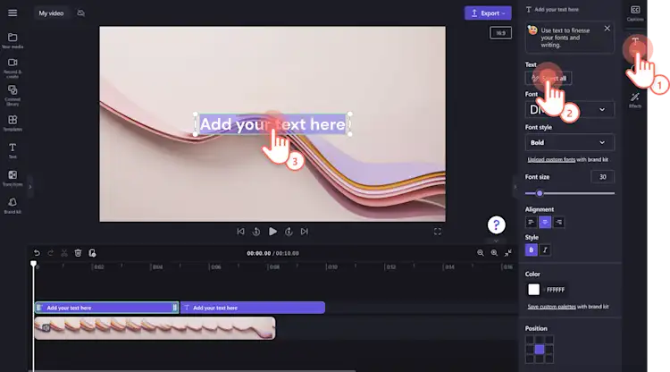 How to add text animation to a video | Clipchamp Blog