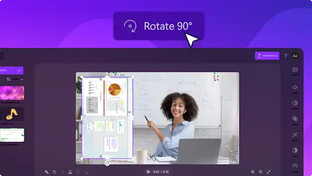 Rotate video online | Free video rotator