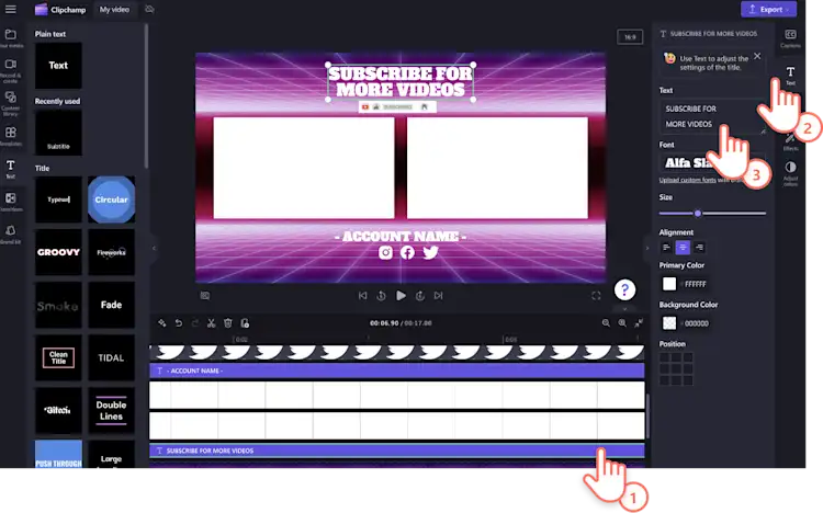 テンプレートを使って YouTube のアウトロ動画と終了画面を作る方法 | Clipchamp Blog
