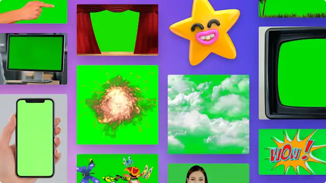 Green screen video editor | Clipchamp
