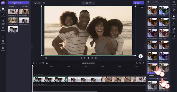 How to add vintage filters to videos | Clipchamp Blog