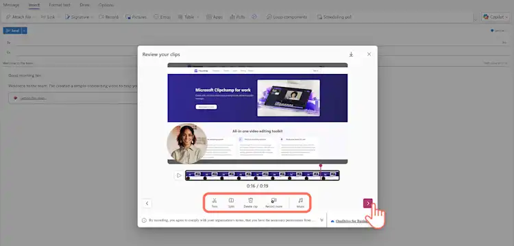 Enregistrer Et Ajouter Des Vidéos Dans Microsoft Outlook Clipchamp Blog