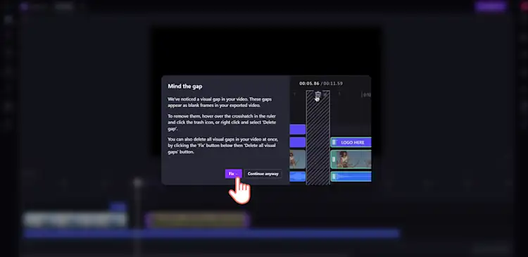 How to speed up video editing with gap removal | Clipchamp Blog
