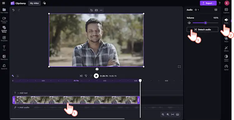 How to remove background noise from videos with AI | Clipchamp Blog