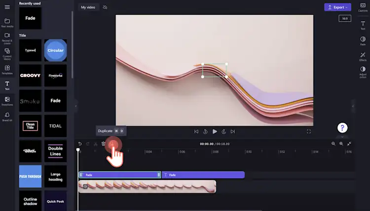 How to add text animation to a video | Clipchamp Blog