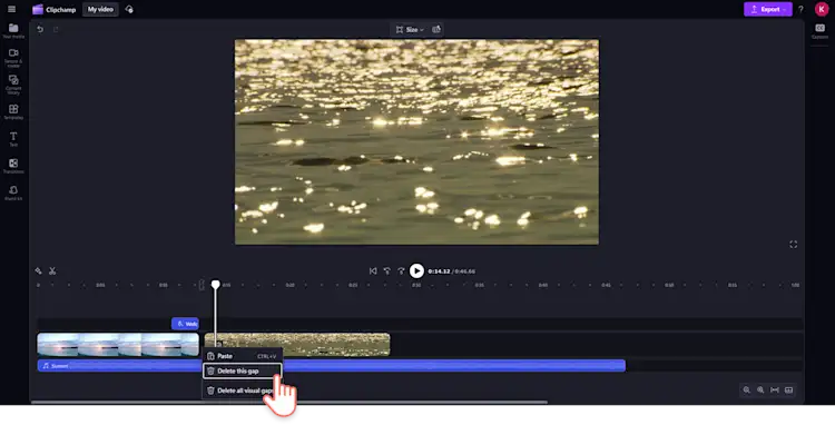 How to speed up video editing with gap removal | Clipchamp Blog