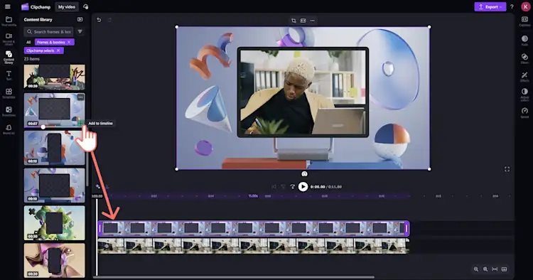 How to add video frames and borders | Clipchamp Blog