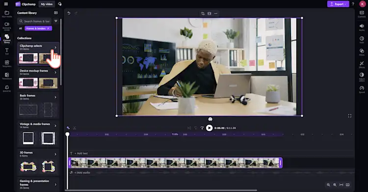 How to add video frames and borders | Clipchamp Blog