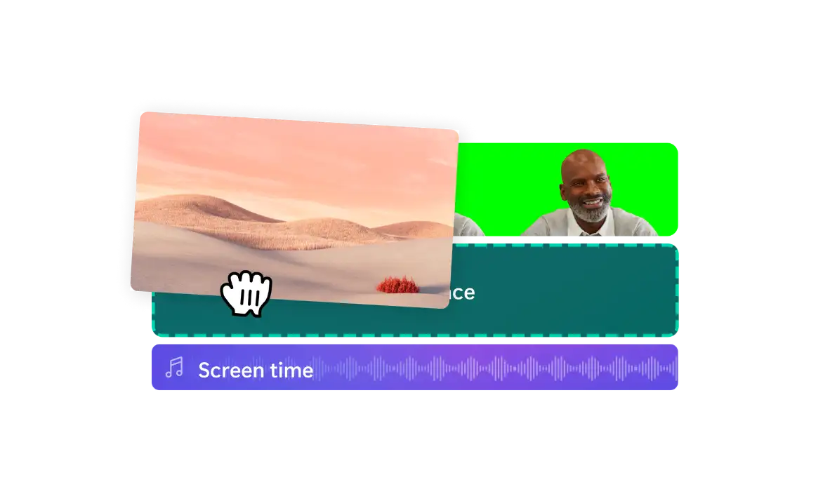 Green screen video editor | Clipchamp