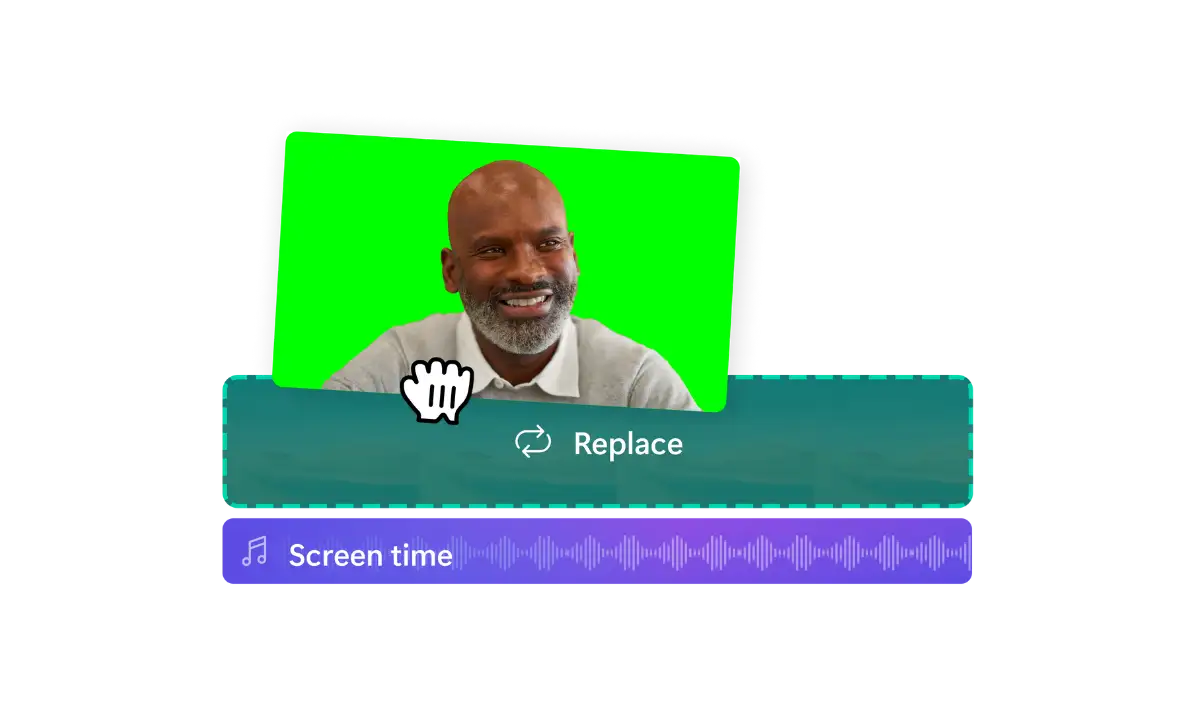 Green screen video editor | Clipchamp