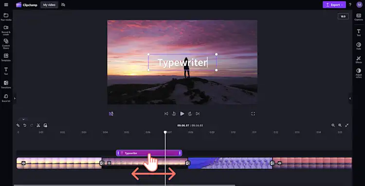How to add moving text to videos and slideshows | Clipchamp Blog