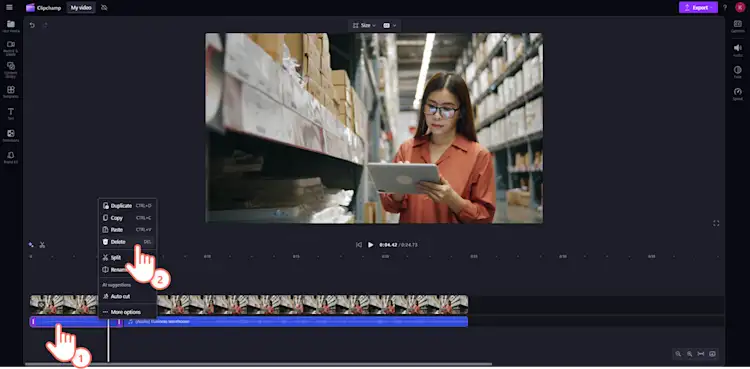 How to remove audio from video | Clipchamp Blog