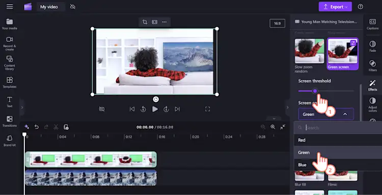 How to make green screen videos | Clipchamp Blog