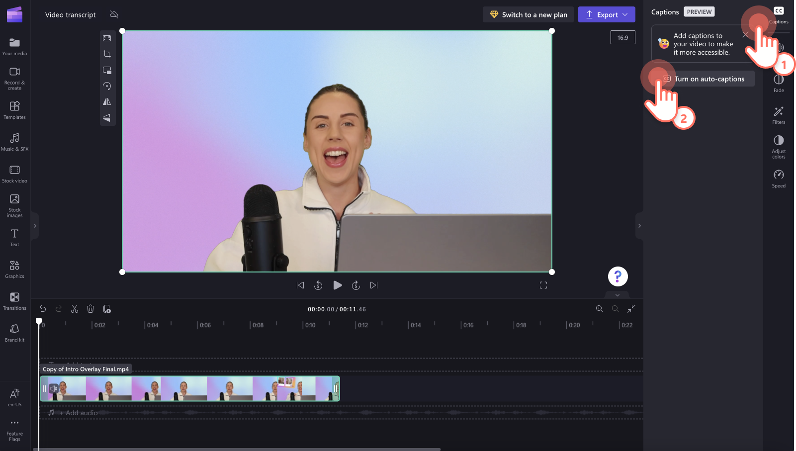 How to create a video transcript | Clipchamp Blog