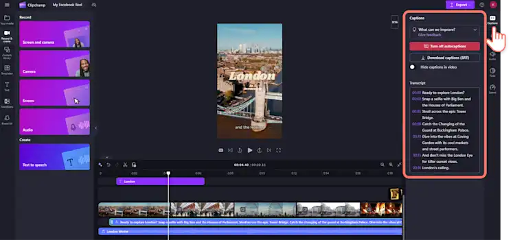 How to make Facebook Reels | Clipchamp Blog