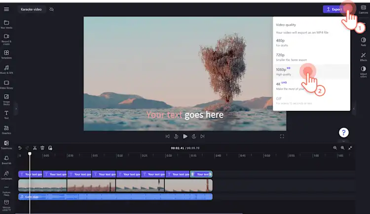 Créer une vidéo de karaoké | Clipchamp Blog