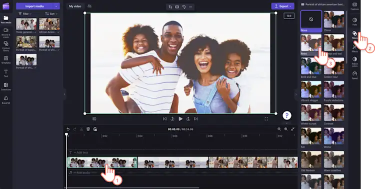 How to add vintage filters to videos | Clipchamp Blog