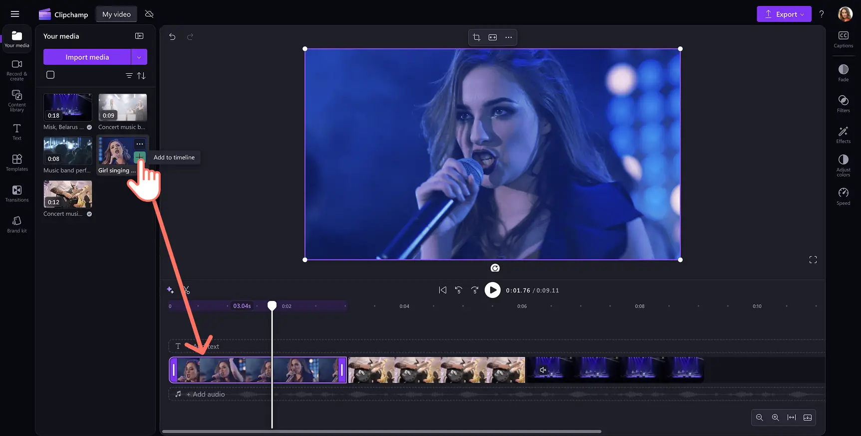 How to add glitch effect to videos | Clipchamp Blog