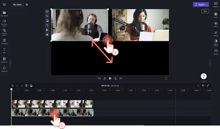 How to make split screen videos | Clipchamp Blog