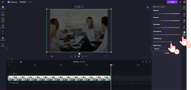 How to make an image transparent | Clipchamp Blog