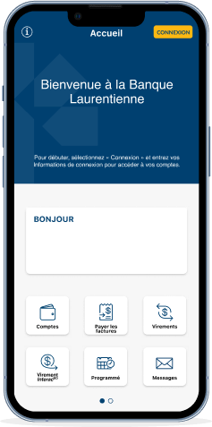 Appli mobile | Services bancaires flexibles | Banque Laurentienne