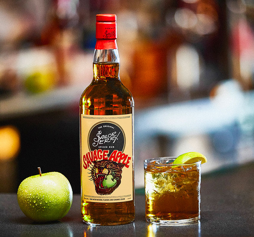 Savage Apple & Ginger Ale | Rum Cocktail Recipes | Sailor Jerry