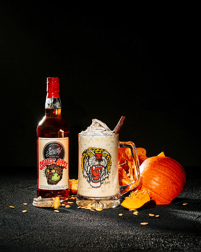 Savage Pumpkin Shake - Sailor Jerry Savage Apple Cocktail - Sailor Jerry