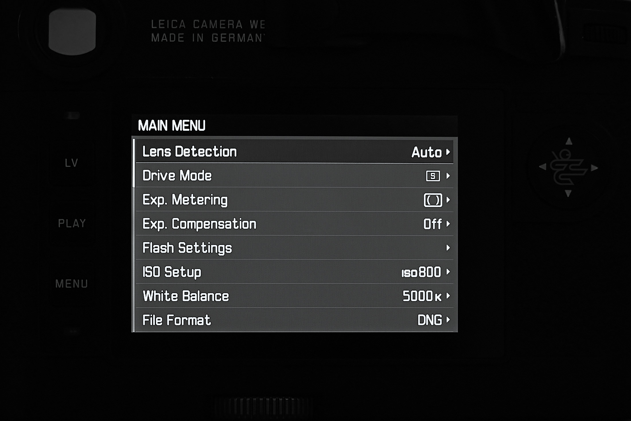 Leica M10 Menu Settings | Setup and Favorites | Dennis Berti