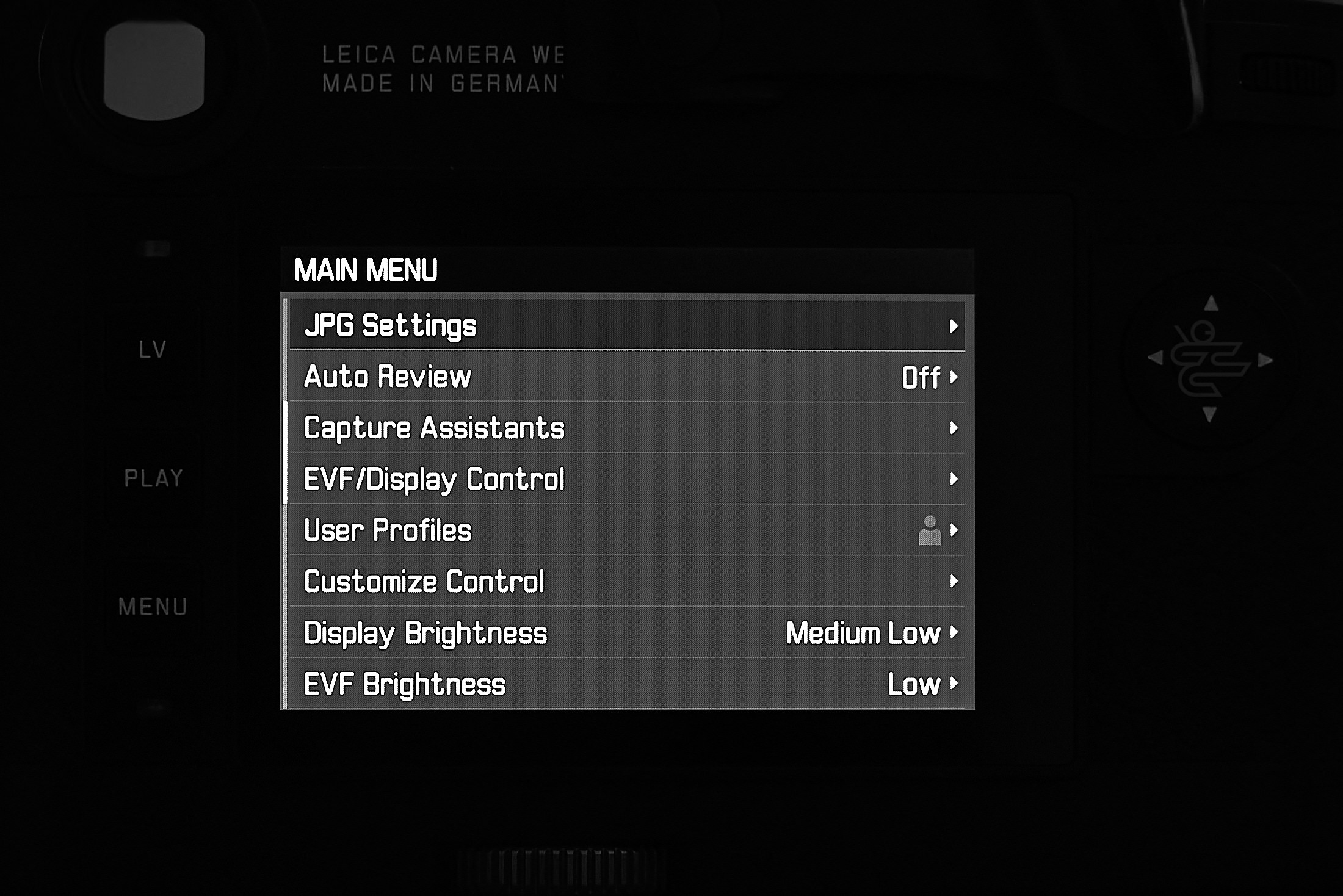 Leica M10 Menu Settings | Setup and Favorites | Dennis Berti