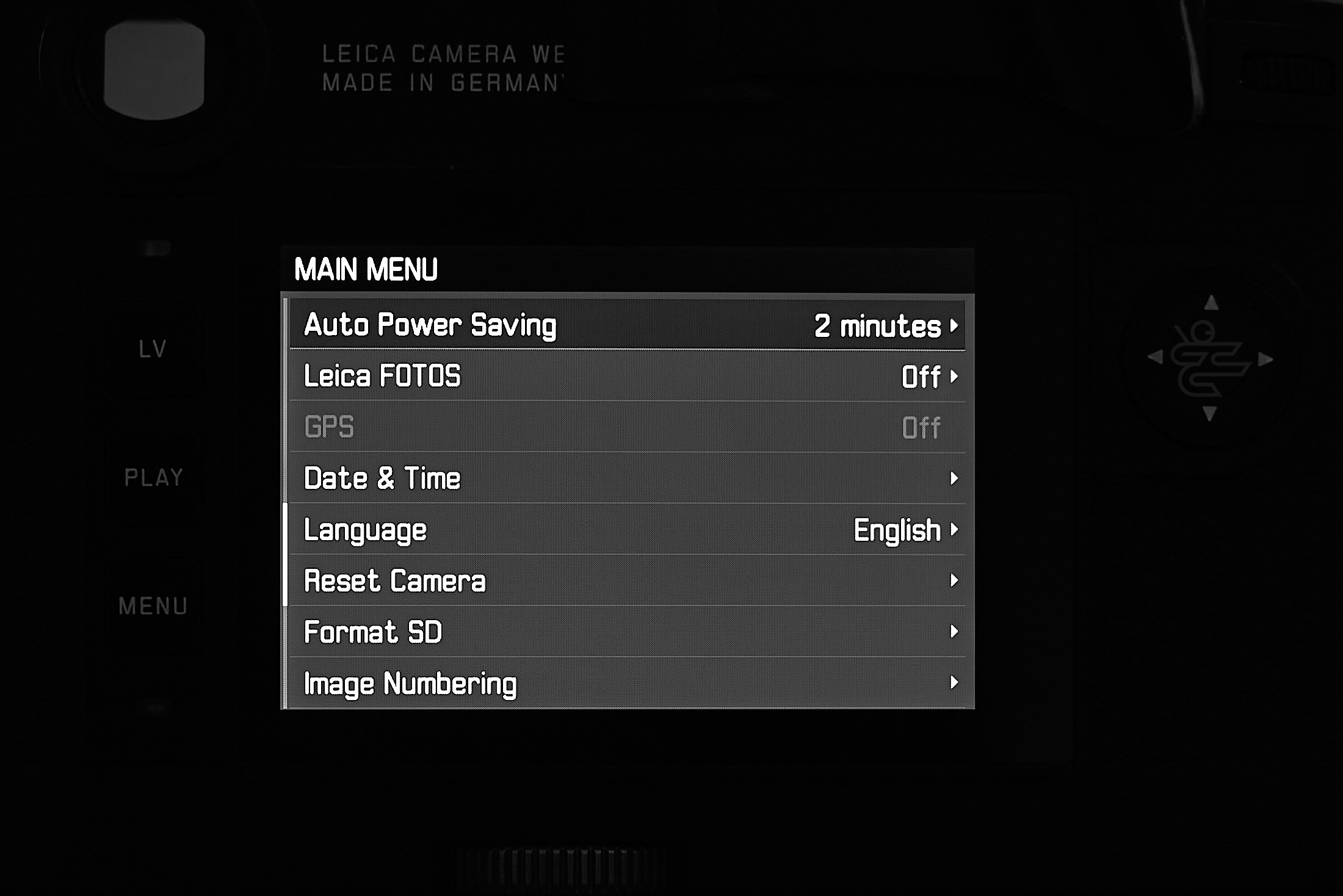 Leica M10 Menu Settings | Setup and Favorites | Dennis Berti