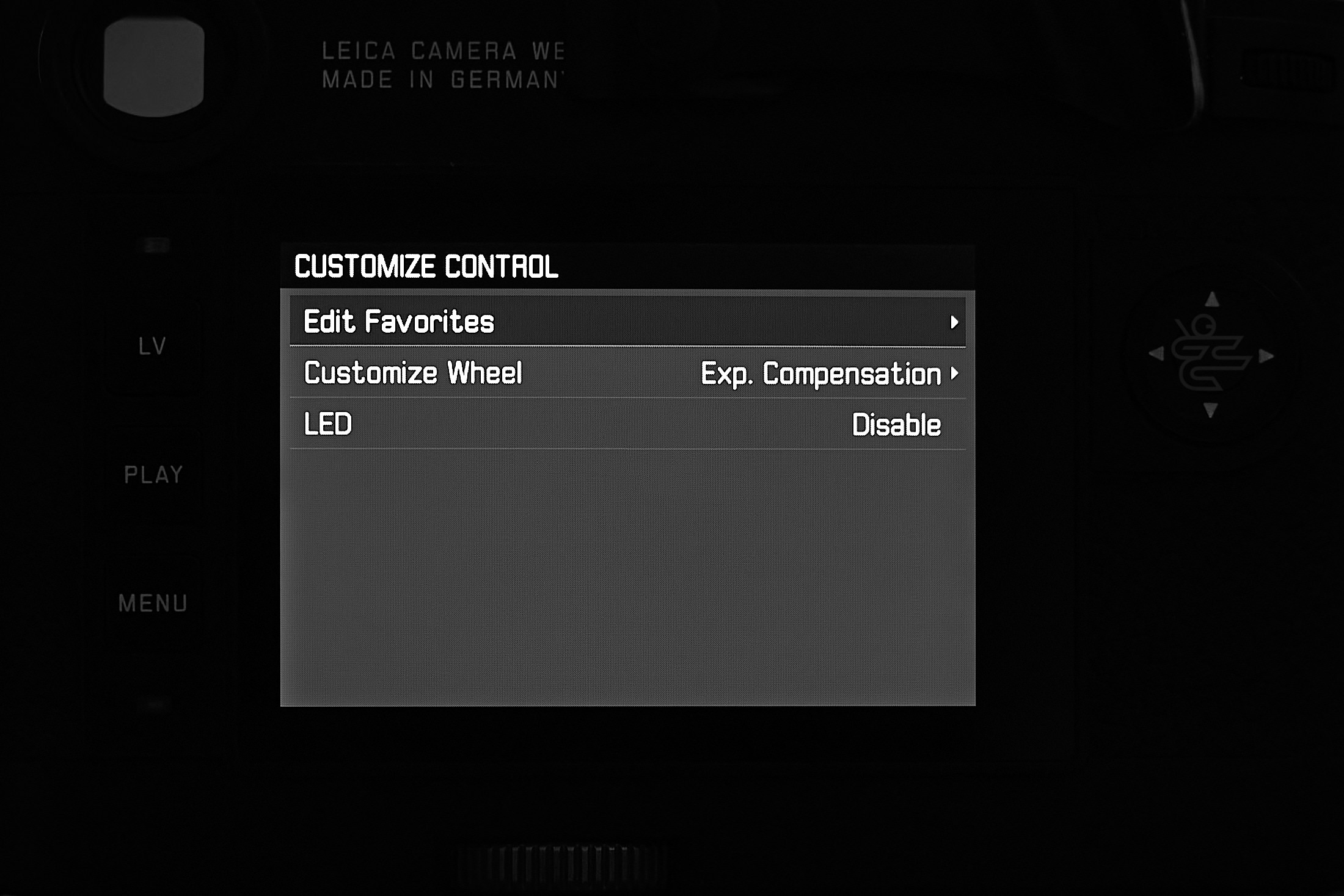 Leica M10 Menu Settings | Setup and Favorites | Dennis Berti
